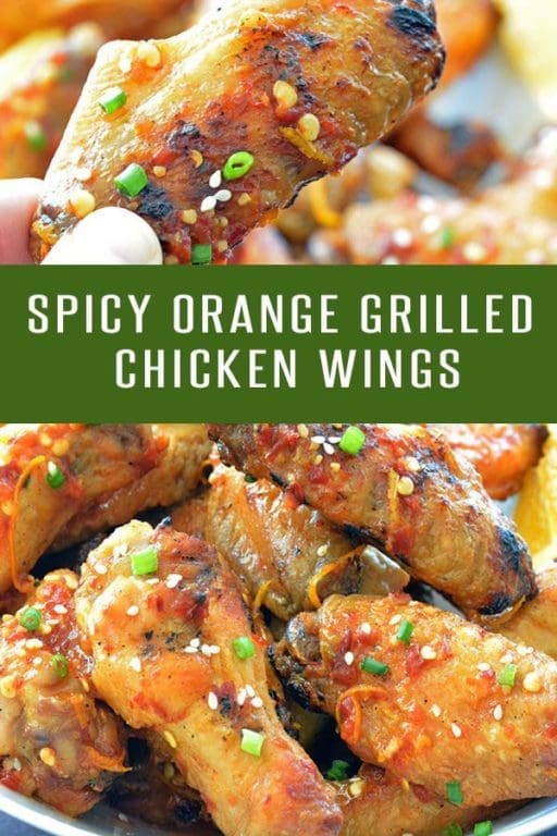 Spicy Orange Grilled Chicken Wings - Foodie And Wine