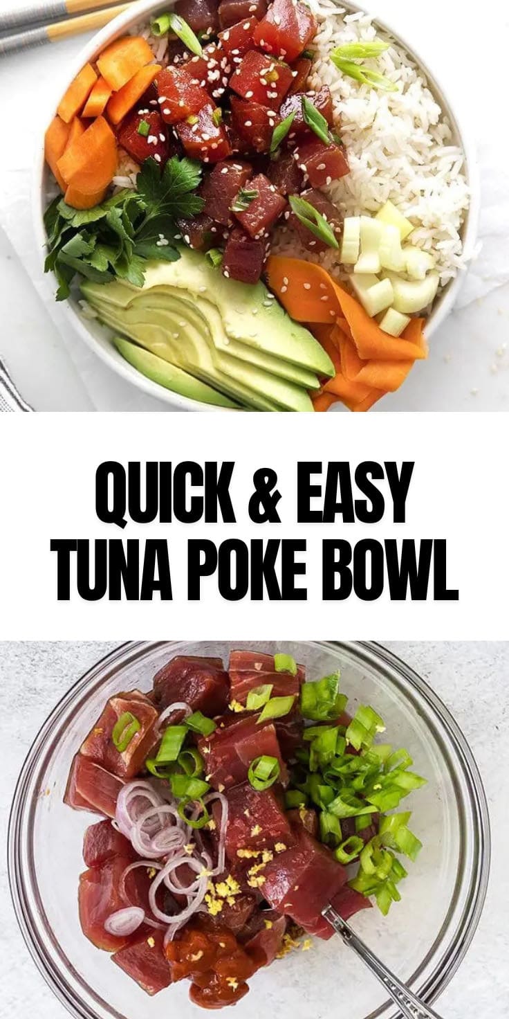 Ahi Tuna Poke Bowl - Fully Loaded!