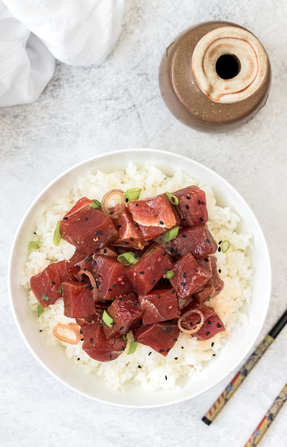 Hawaiian Poke (Ready in Only 10 Minutes!) - Foodie and Wine