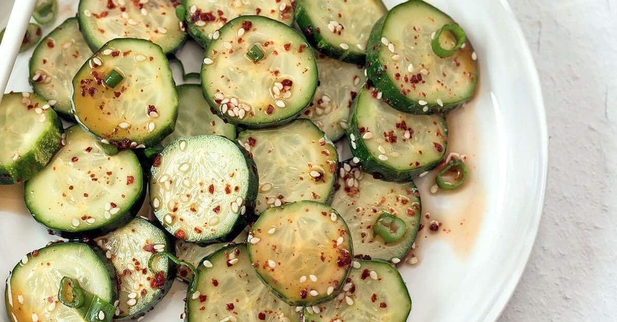 Korean Cucumber Salad (Oi Muchim) - Foodie and Wine