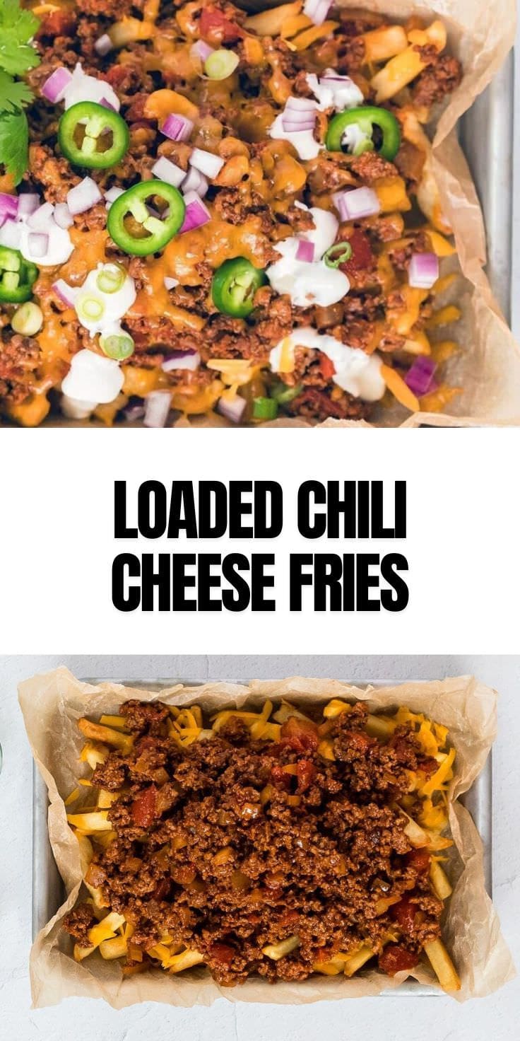 Loaded Chili Cheese Fries - Foodie and Wine