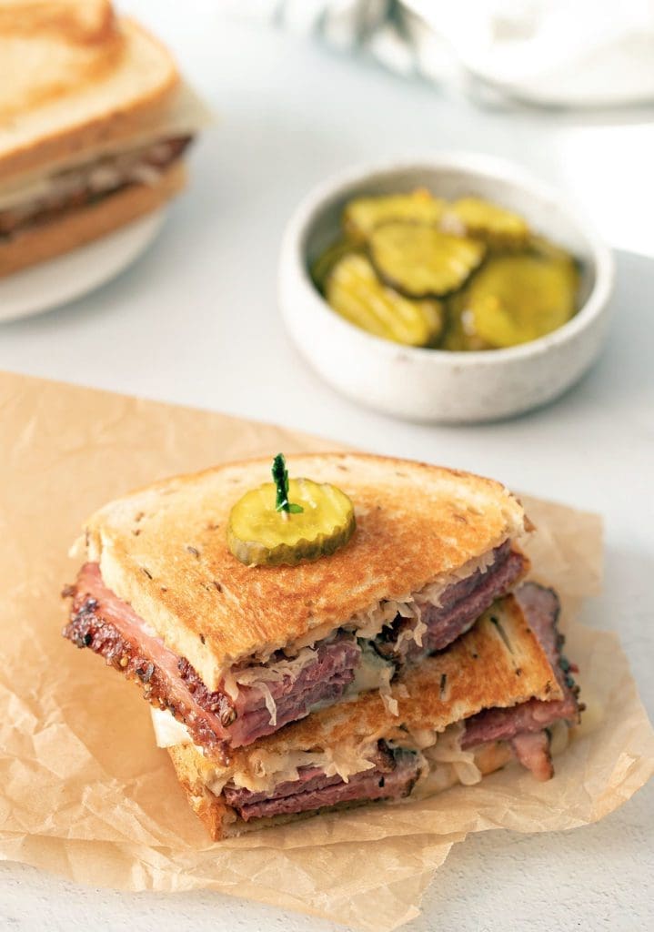 Reuben Sandwich (With Homemade Russian Dressing) - Foodie And Wine