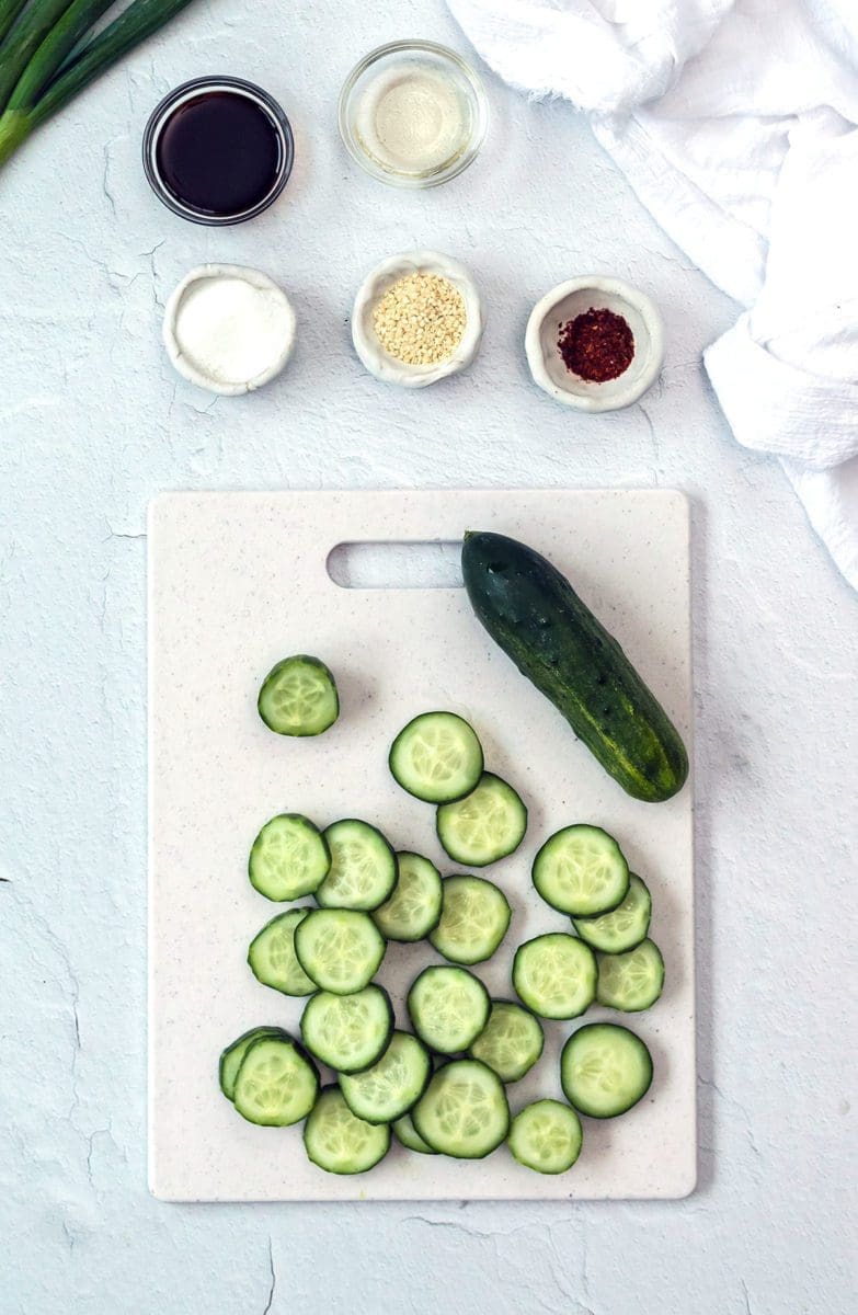 Korean Cucumber Salad (Oi Muchim) - Foodie and Wine