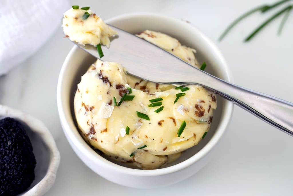 Truffle Butter (Use White or Black Truffles) - Foodie and Wine
