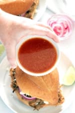 Torta Ahogada (Mexican Drowned Sandwich) - Foodie and Wine