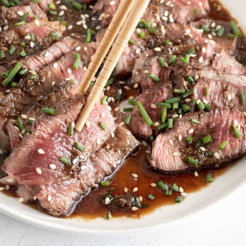 Beef Tataki With Ponzu Sauce - Foodie and Wine