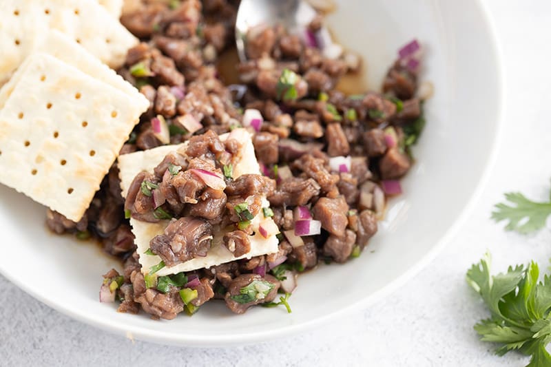 Steak Tartare With A Mexican Twist - Foodie and Wine